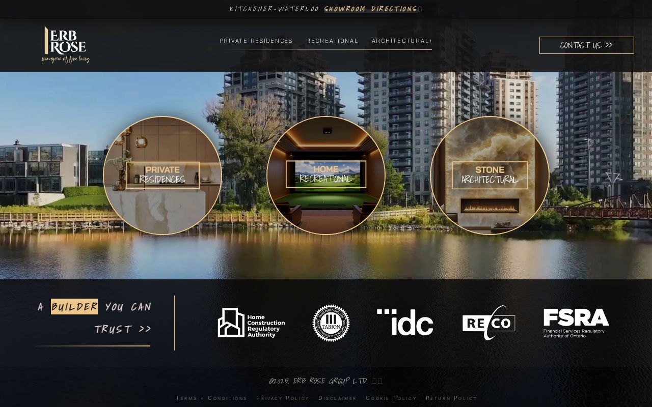 Ontario's Luxury Stone Specialists | Erb Rose Architectural